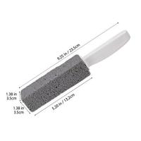 China Pumice Stone Toilet Cleaner with Handle 2 Pack for Hard Water Stains and Rust Removal for sale