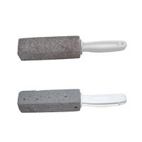China Pumice Stone Toilet Cleaner with Handle 2 Pack for Hard Water Stains and Rust Removal for sale