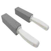 China Pumice Stone Toilet Cleaner with Handle 2 Pack for Hard Water Stains and Rust Removal for sale