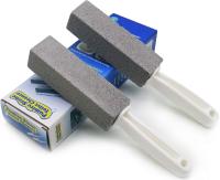 China Pumice Cleaning Stone with Handle 2 Pack for Toilet Bowl Household Cleaning for sale
