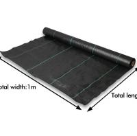 China PP Woven Weed Barrier Fabric 70-130gsm 1x10m Roll Ground Cover for Garden Orchard Weed Control for sale