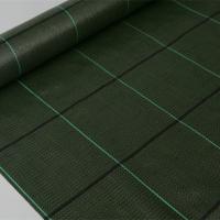 China PP Woven Weed Barrier Fabric Heavy Duty 80-150g/m2 UV Resistant Ground Cover Mat 1x10m for sale