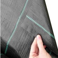 China Heavy Duty Woven Weed Barrier Landscape Fabric 3ft x 150ft Permeable Ground Cover 5oz for sale