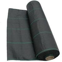 China PP Woven Weed Barrier Landscape Fabric 3.2 oz Heavy Duty 250 FT Roll Anti Weed Mat for sale