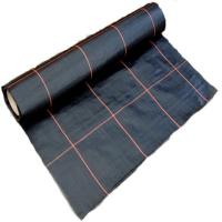 China PP Woven Weed Barrier Landscape Fabric 3.2 oz Heavy Duty 250 FT Roll Anti Weed Mat for sale