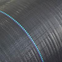 China PP Woven Weed Barrier Landscape Fabric 3.2 oz Heavy Duty 250 FT Roll Anti Weed Mat for sale