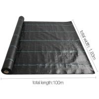 China Premium 5oz Pro Weed Barrier Landscape Fabric Heavy Duty Ground Cover 4ft x 100ft Anti Weed Mat for sale