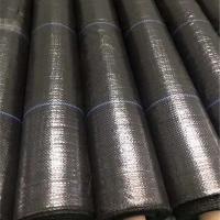 China 3ft x 300ft Heavy Duty Weed Barrier Landscape Fabric PP Woven 90g Weed Control Mat for sale