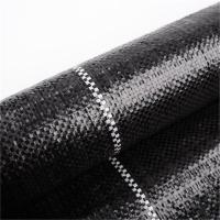 China PP Woven Weed Barrier Fabric Heavy Duty 130g/m2 3ft x 300ft Commercial Ground Cover for sale