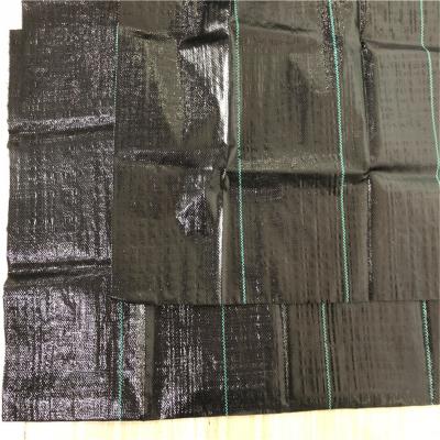 China PP Woven Weed Barrier Fabric 130g Heavy Duty Garden Landscape Weed Control Mat 3ft x 300ft for sale