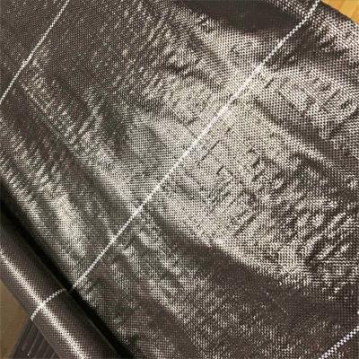 China PP Woven Weed Barrier Fabric 130gsm 4ft x 300ft Heavy Duty Ground Cover for sale