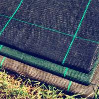 China 5oz Heavy Duty Woven Weed Barrier Landscape Fabric 3ft x 300ft PP Geotextile Garden Mat for sale