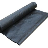 China 5oz Heavy Duty Weed Barrier Fabric 3ft x 300ft PP Woven Garden Landscape Mat for sale