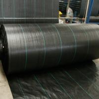 China 5oz Heavy Duty Weed Barrier Fabric 3ft x 300ft PP Woven Garden Landscape Mat for sale