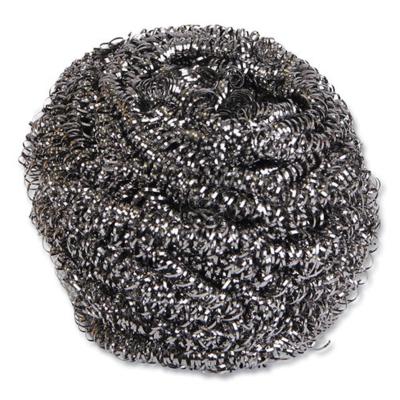 China Stainless Steel Wire Scourer Metal Scrubber 300 Series 72 Pack Kitchen Cleaning for sale