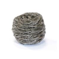 China Stainless Steel Pot Scourer 14G 17G 20G Kitchen Cleaning Scrubber 410 Grade for sale