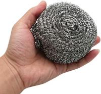 China Heavy Duty Stainless Steel Scrubber 50g 12 Pack 300 Series 18-8 Nickel Wire for sale