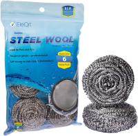China Stainless Steel Scrubber 300 Series 72 Pack Non Rusting Scouring Pad for Kitchen Cleaning for sale