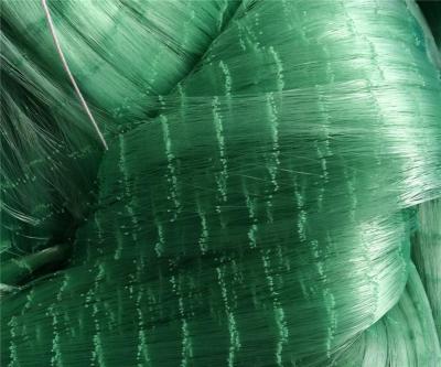 China PA6 Nylon Monofilament Knotted Depthway Stretch Fishing Net 100m Length 2mm Diameter for sale