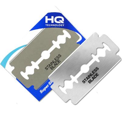 China Platinum Coated Japanese Steel Double Edge Razor Blades 100 Count Men Shaving for sale