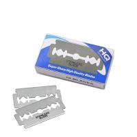 China Platinum Coated Japanese Steel Double Edge Razor Blades 100 Count Men Shaving for sale