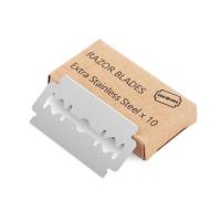 China Platinum Coated Japanese Steel Double Edge Razor Blades 100 Count Men Shaving for sale
