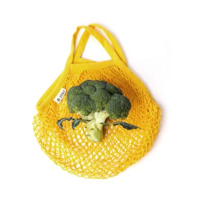 China Cotton String Shopping Bag Mesh Portable Reusable 35x40cm for Fruits Vegetables Storage for sale