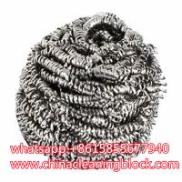 China Stainless Steel Scrubbers, Ideal for Cast Iron Pans for sale