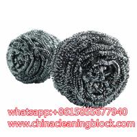 China Stainless Steel Heavy Weight Scouring Pads - 12/Pack for sale