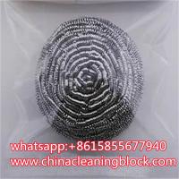 China 1.25 oz. Stainless Steel Scrubber - 12/Pack for sale