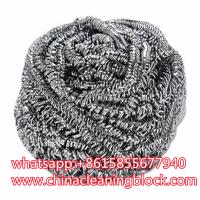 China 1.25 oz. Stainless Steel Scrubber - 12/Pack for sale