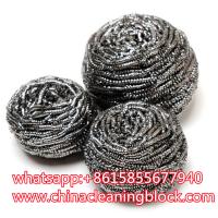 China 1.25 oz. Stainless Steel Scrubber - 12/Pack for sale