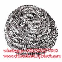 China Non-Rust Stainless Steel Scrubber 300 Series 72 Pack Kitchen Scouring Pad for sale