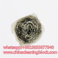 China 300 Series Stainless Steel Scrubber 72 Pack Non Rusting Scouring Pad for sale