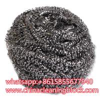 China 300 Series Stainless Steel Scrubber 72 Pack Non Rusting Scouring Pad for sale