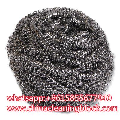 China 300 Series Stainless Steel Scrubber 72 Pack Non Rusting Scouring Pad for sale