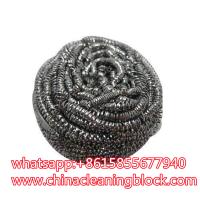 China X-Large Stainless Steel Scrubber 300 Series 72 Pack Non Rusting Scouring Pad for sale