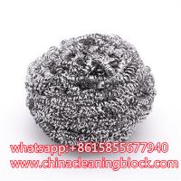 China X-Large Stainless Steel Scrubber 300 Series 72 Pack Non Rusting Scouring Pad for sale