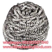 China X-Large Stainless Steel Scrubber 300 Series 72 Pack Non Rusting Scouring Pad for sale