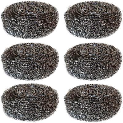 China Stainless Steel Scrubber 3 Pack 300 Series 18/8 Wire Non Rusting Kitchen Scourer for sale