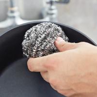 China Stainless Steel Scourers 300 Series 18-8 Wire Scouring Pads for Heavy Duty Kitchen Cleaning for sale