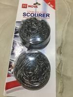 China Stainless Steel Scourers 300 Series 18-8 Wire Scouring Pads for Heavy Duty Kitchen Cleaning for sale