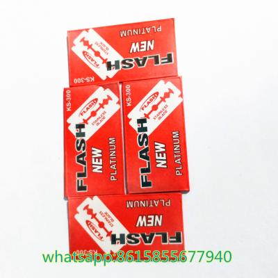 China high quality stainless steel Double edge safety razor blade for sale
