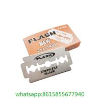 China Platinum Coated Stainless Steel Double Edge Razor Blades 100 Count Men Shaving for sale
