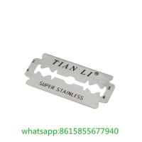 China Platinum Coated Stainless Steel Double Edge Razor Blades 100 Count Men Shaving for sale