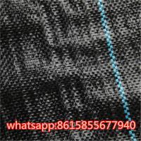 China PP Woven Landscape Fabric Weed Barrier Cloth 60gsm to 400gsm 0.5m to 6m Width for sale