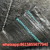 China PP Woven Landscape Fabric Weed Barrier Cloth 60gsm to 400gsm 0.5m to 6m Width for sale