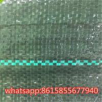China PP Woven Weed Barrier Landscape Fabric 100gsm 1.6m Wide Ground Cover for sale