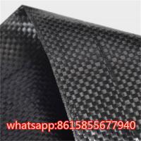 China PP Woven Landscape Fabric Weed Barrier 100gsm 1.6m Wide Anti Weed Mat Ground Cover for sale