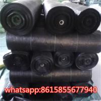 China PP Woven Landscape Fabric Weed Barrier 100gsm 1.6m Wide Anti Weed Mat Ground Cover for sale